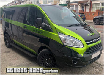 Ford Transit Custom M-SPORT Full stripes 030A (UK VERSION)