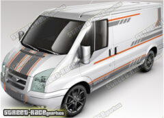 Ford Transit MK7 racing stripes