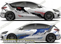 Ford Focus WRC rally graphics
