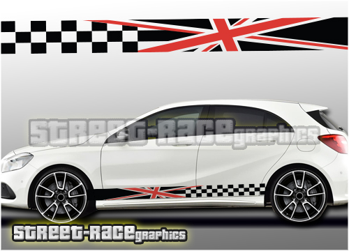 Mercedes A & B class racing stripes 012