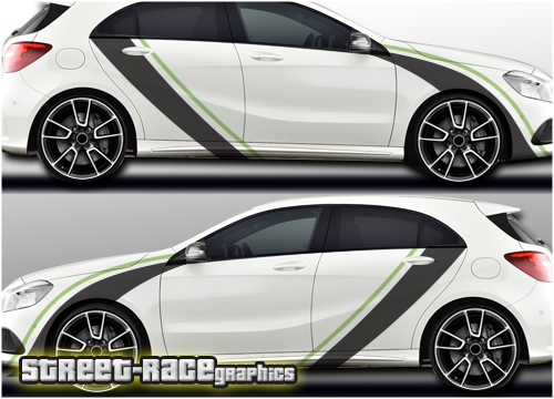 Mercedes A & B Class rally graphics 010