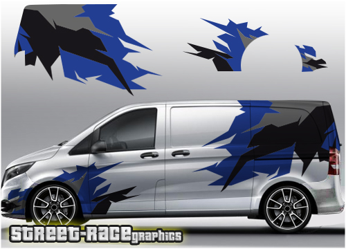 Mercedes Vito rally 005 graphics