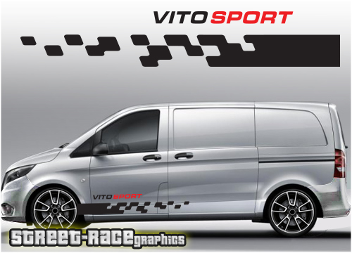 Mercedes Vito racing stripes 020