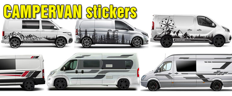 Campervan Stickers & Campervan Decals Online - Street Race Graphics
