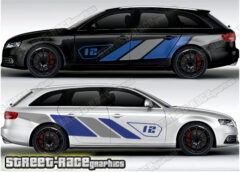 Audi A4 rally decals - Street Race Graphics
