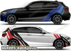 BMW 1 SERIES Rally stickers - Street Race Graphics