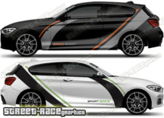 BMW 1 SERIES Rally stickers - Street Race Graphics
