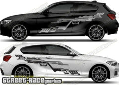 BMW 1 SERIES Rally stickers - Street Race Graphics