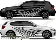 BMW 1 SERIES Rally stickers - Street Race Graphics
