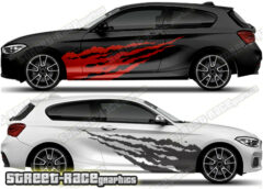 BMW 1 SERIES Rally stickers - Street Race Graphics