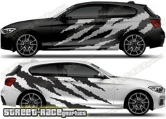 BMW 1 SERIES Rally stickers - Street Race Graphics
