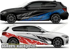 BMW 1 SERIES Rally stickers - Street Race Graphics