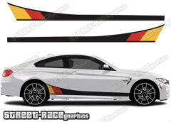 BMW 3 SERIES German flag stickers - Street Race Graphics