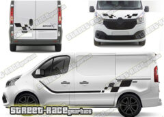 Renault Trafic FULL racing stripes 016