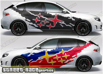 Impreza rally stickers - Street Race Graphics