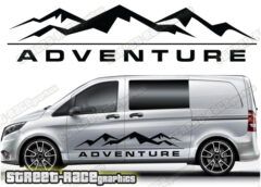 Mercedes Vito / V-Class campervan stickers - Street Race Graphics