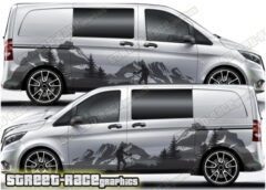 Mercedes Vito / V-Class campervan stickers - Street Race Graphics
