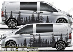 Mercedes Vito / V-Class campervan stickers - Street Race Graphics
