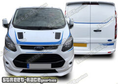 Ford Transit Custom M-SPORT decals MS-RT :: Street Race Graphics