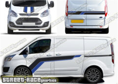 Ford Transit Custom M-SPORT decals MS-RT graphics