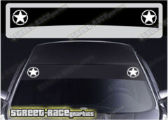 Jeep Wrangler sunstrip SS3309 :: USMC - Street Race Graphics