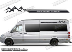Mercedes Sprinter camper van stickers - Street Race Graphics