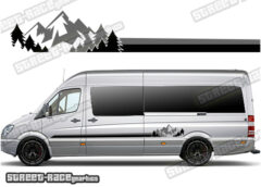 Mercedes Sprinter camper van stickers - Street Race Graphics