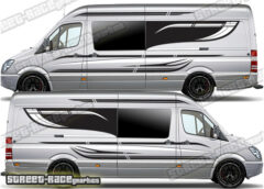 Mercedes Sprinter camper van stickers - Street Race Graphics