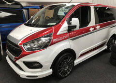 Ford Transit Custom M-SPORT / MS-RT replica graphics - Street Race Graphics