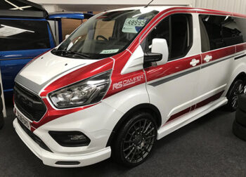 Ford Transit Custom M-SPORT / MS-RT replica graphics - Street Race Graphics