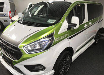 Ford Transit Custom M-SPORT / MS-RT replica graphics - Street Race Graphics