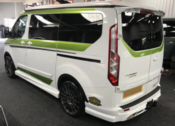 Ford Transit Custom M-SPORT / MS-RT replica graphics - Street Race Graphics