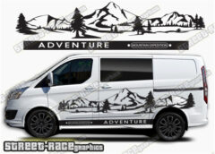 Ford Transit Custom Side Decals UK & Europe