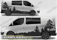 Ford Transit Custom Side Decals UK & Europe