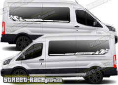 Ford Transit camper van window stickers - Street Race Graphics