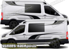 Ford Transit camper van stickers - Street Race Graphics