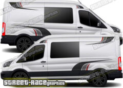 Ford Transit campervan stickers - Street Race Graphics
