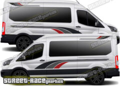 Ford Transit campervan stickers - Street Race Graphics