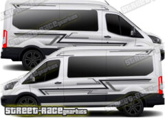 Ford Transit camper van stickers - Street Race Graphics