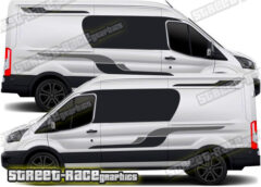 Ford Transit camper van stickers - Street Race Graphics