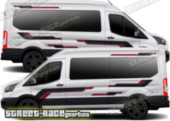 Ford Transit camper van stickers - Street Race Graphics