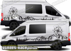 Ford Transitcamper van stickers - Street Race Graphics