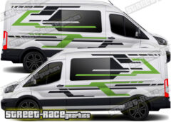 Ford Transit camper van stickers - Street Race Graphics