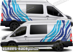 Ford Transit camper van stickers - Street Race Graphics