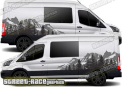 Ford Transit camper van stickers - Street Race Graphics