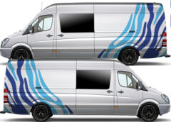 VW Crafter camper van stickers - Street Race Graphics