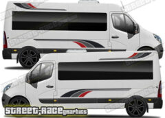 Movano – Master – NV400 camper van stickers 121 - Street Race Graphics
