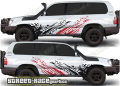 Toyota Land Cruiser 80 & 100 series 001 - mud splatter graphics ...
