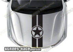 Nissan 4x4 bonnet / hood graphics 037 - Street Race Graphics