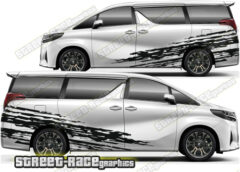 Toyota Alphard graphics - Street Race Graphics